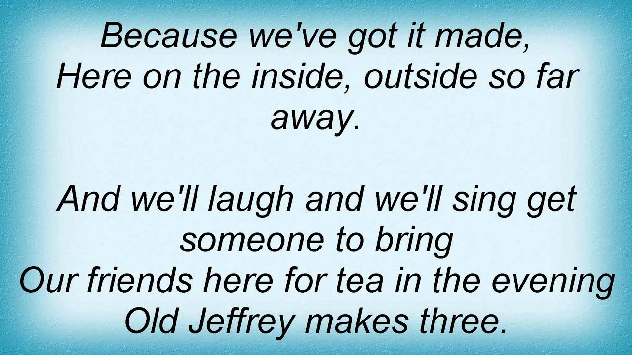 Jethro Tull - Inside Lyrics - YouTube