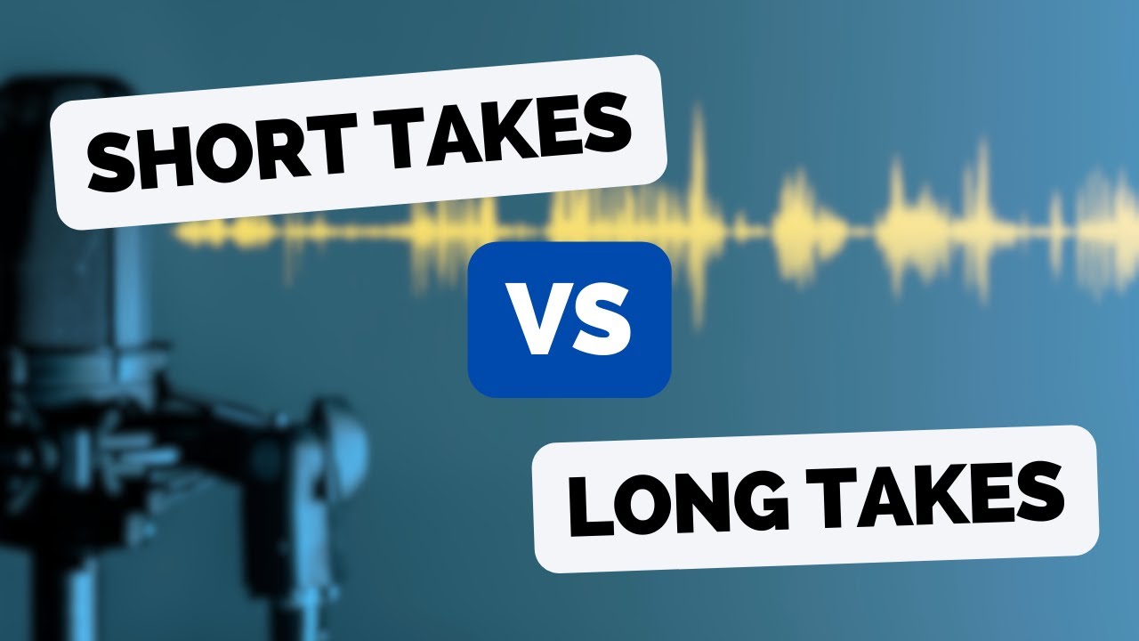Recording in long takes vs. short takes - YouTube