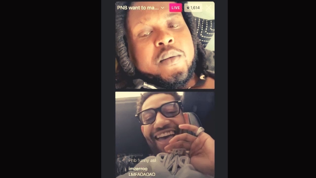 PNB Rock TAUNTS OPP with his chain on LIVE‼️😮🤦🏾‍♂️ #RIPPNBROCK - YouTube