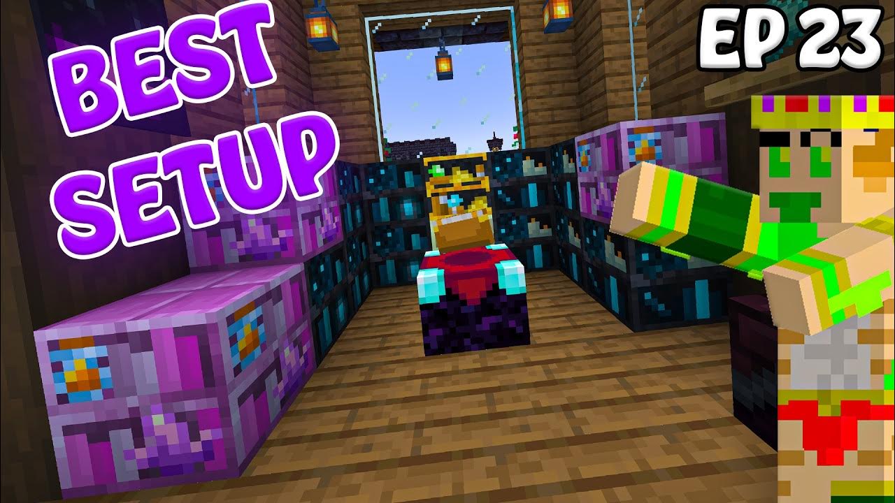 THE BEST ENCHANTING SETUP IN MINECRAFT! - YouTube