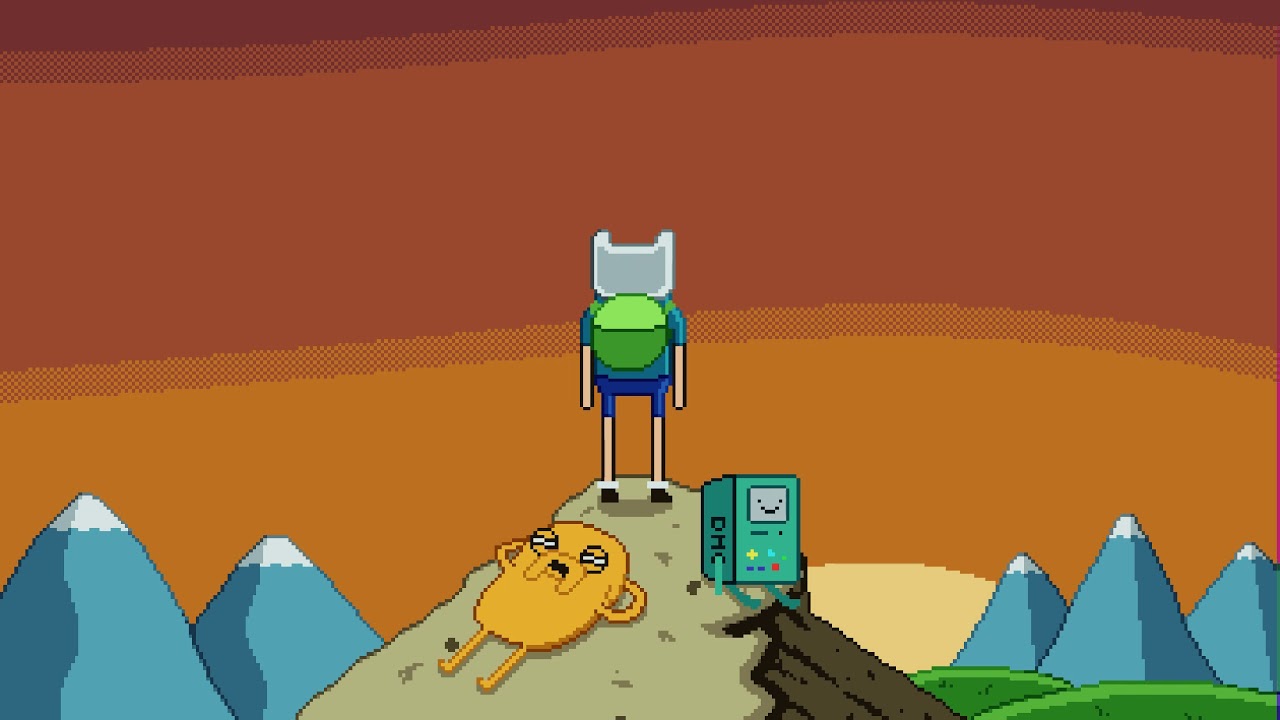 Adventure Time (Tribute) | 16-bit Pixel Art - YouTube