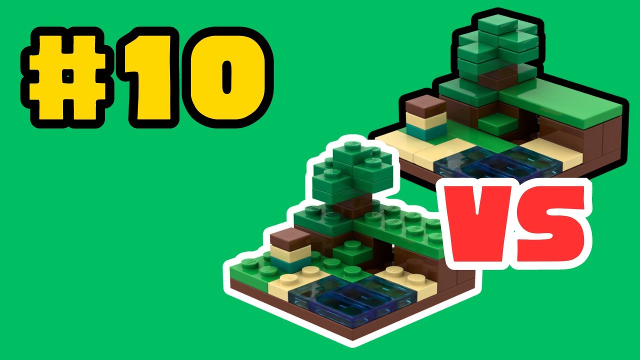 LEGO Minecraft Biome MOC [35-39 Pieces] - Micro Mondays #10 - YouTube