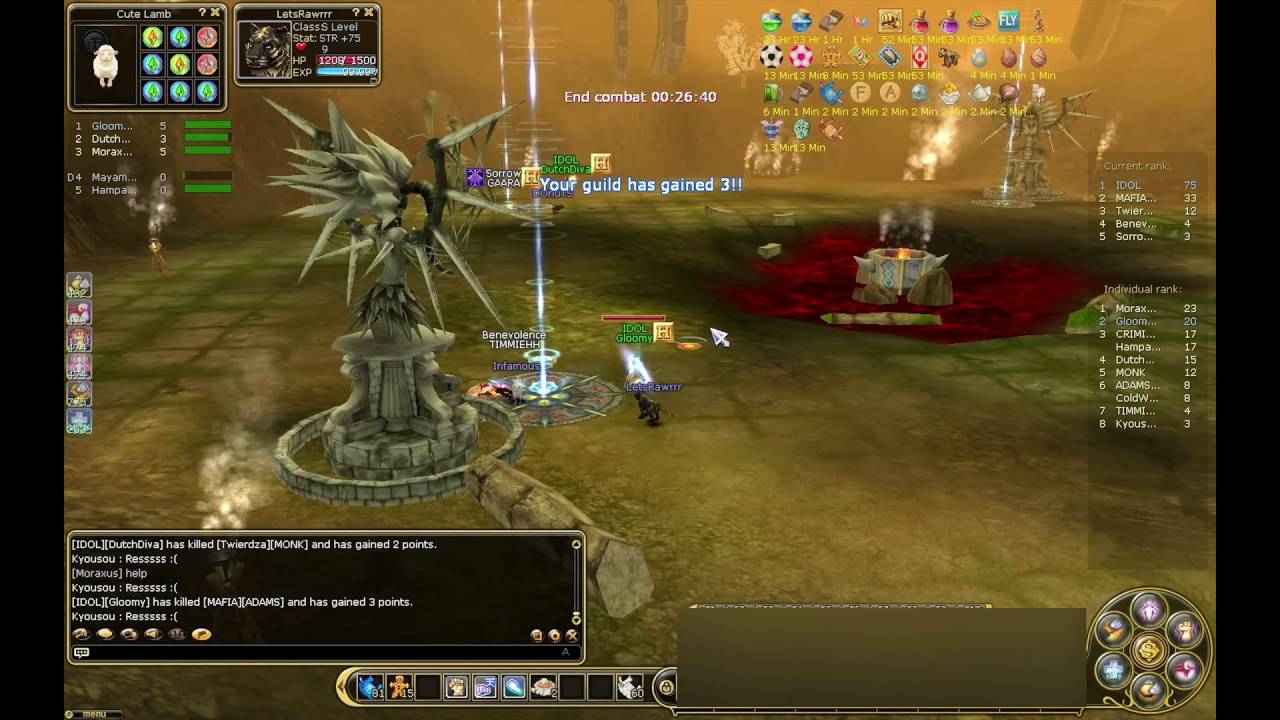 Flyff Guild siege Yetti 14-05-2016 PoV Gloomy - YouTube