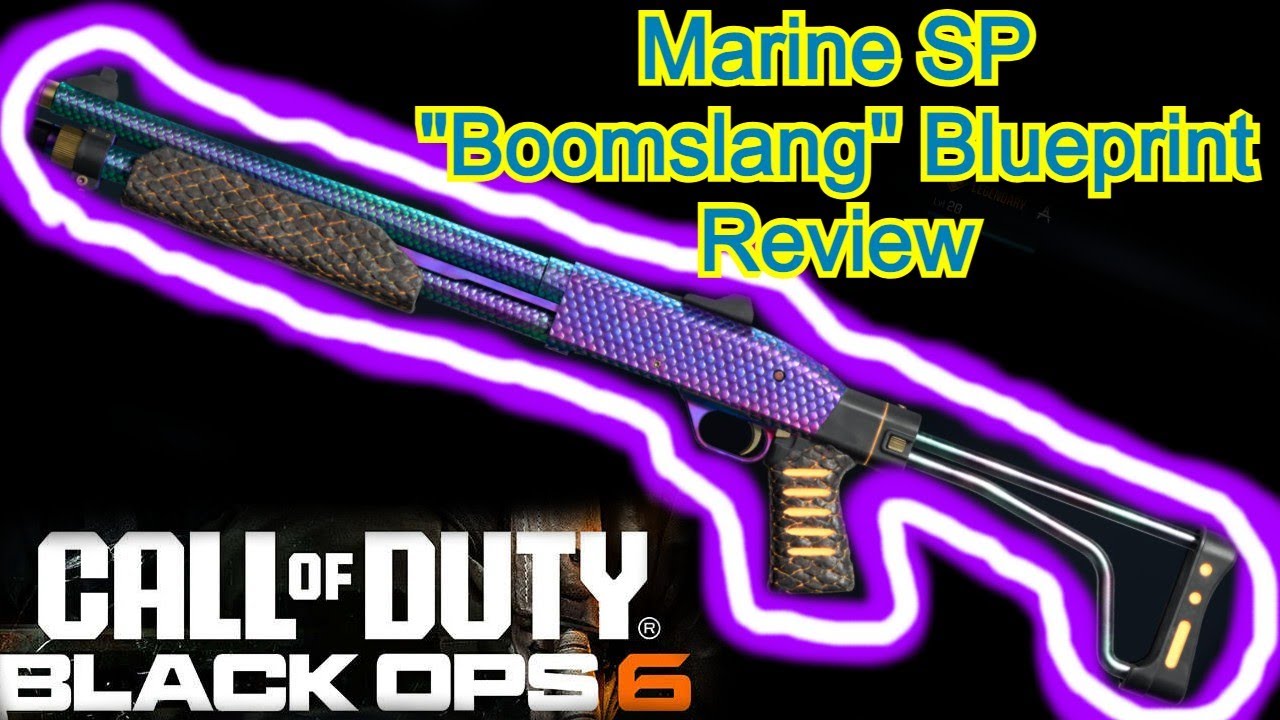 Marine SP "Boomslang" Blueprint Review! | Call of Duty: Black Ops 6 ...