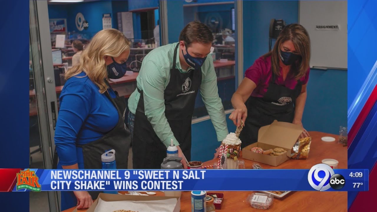 NewsChannel 9 "Sweet N' Salt City Shake" wins contest - YouTube