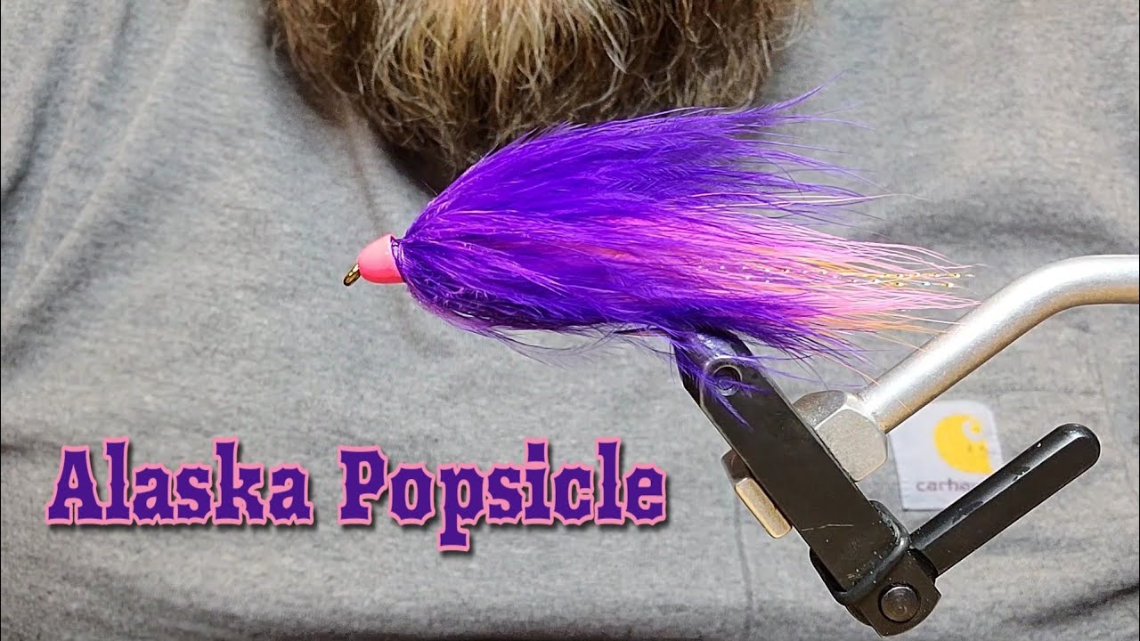 Alaska Popsicle fly for Coho Salmon - YouTube