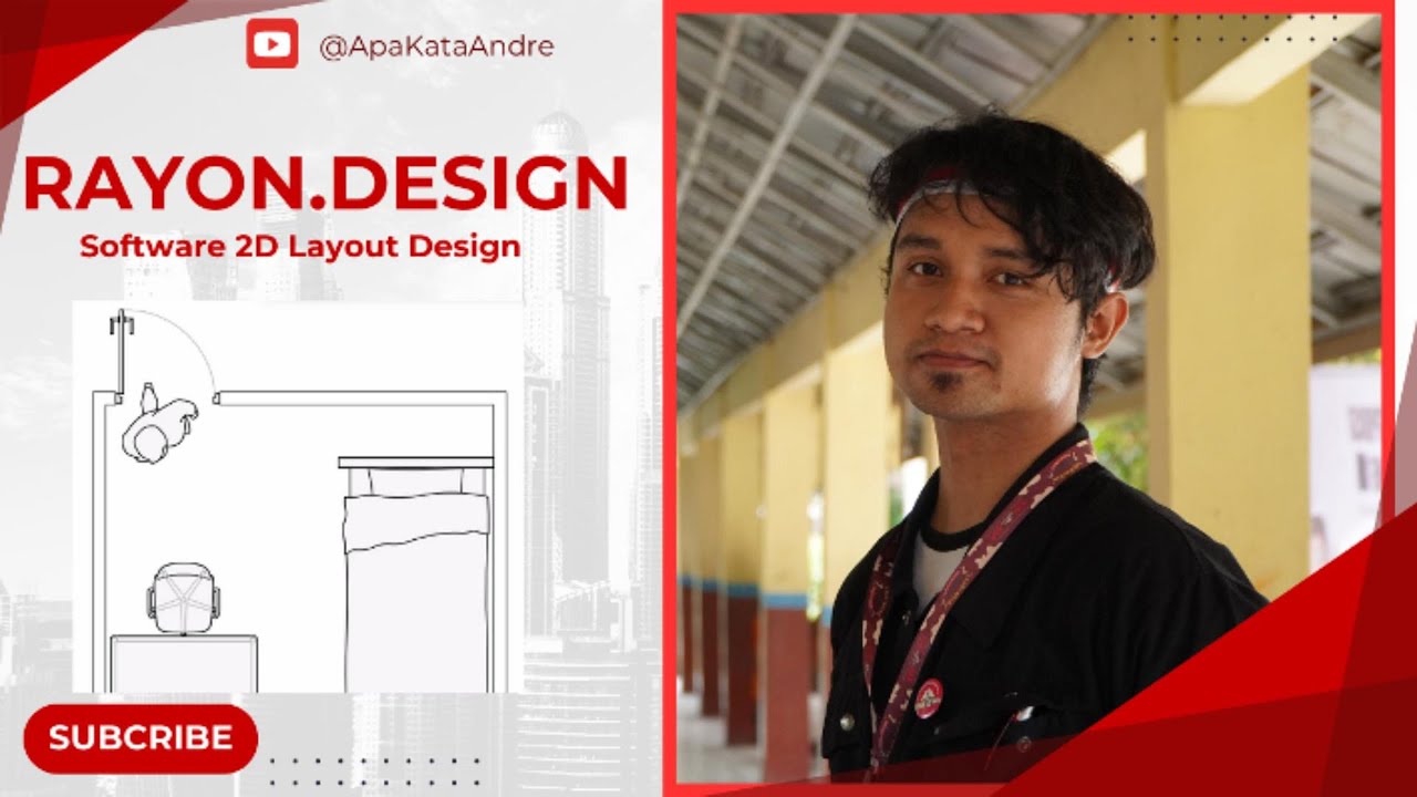 "Rayon Design Layout 2D: sketch ruangan kamar minimalist 2025. - YouTube