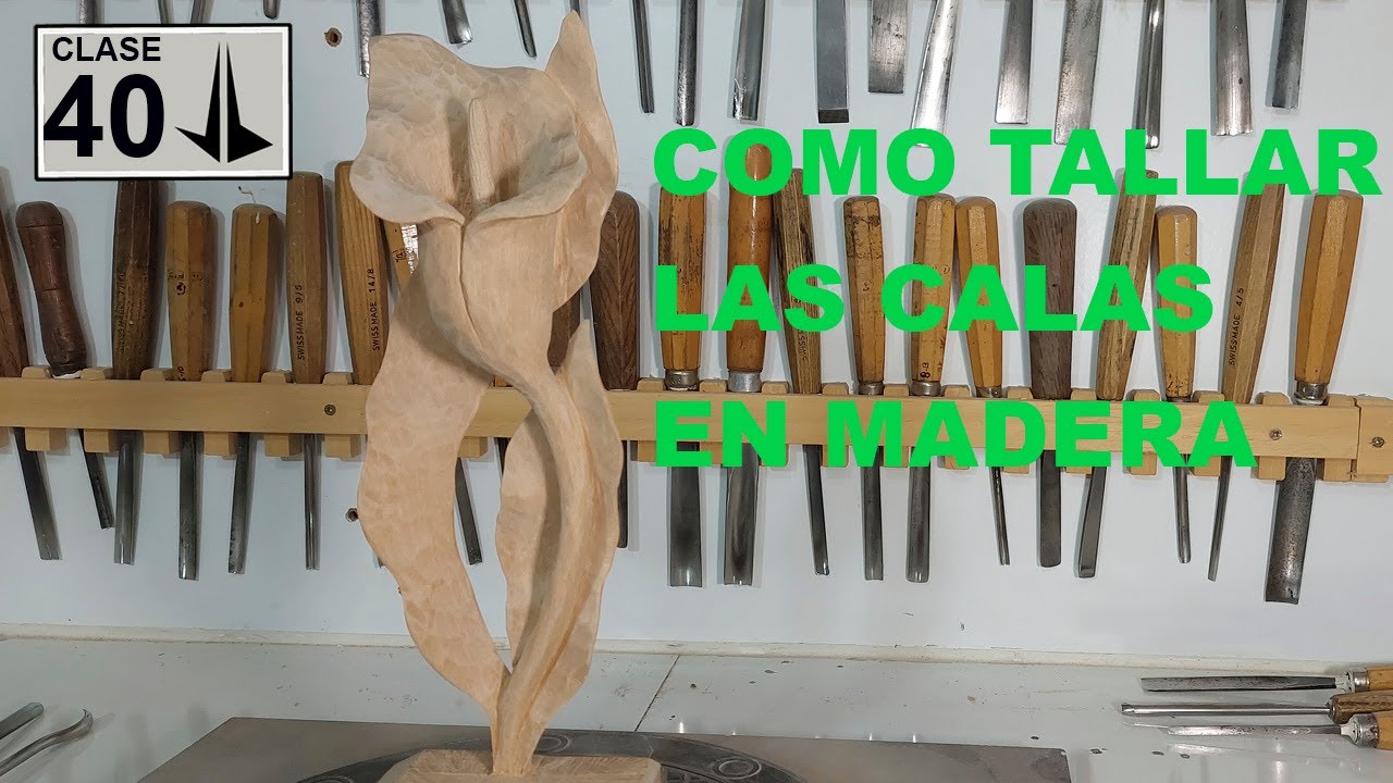 COMO TALLAR LAS CALAS EN MADERA - YouTube