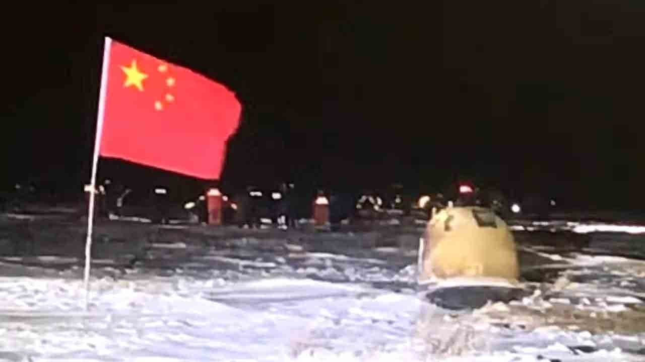 Watch China's journey to the moon and back in under 3:30 - YouTube