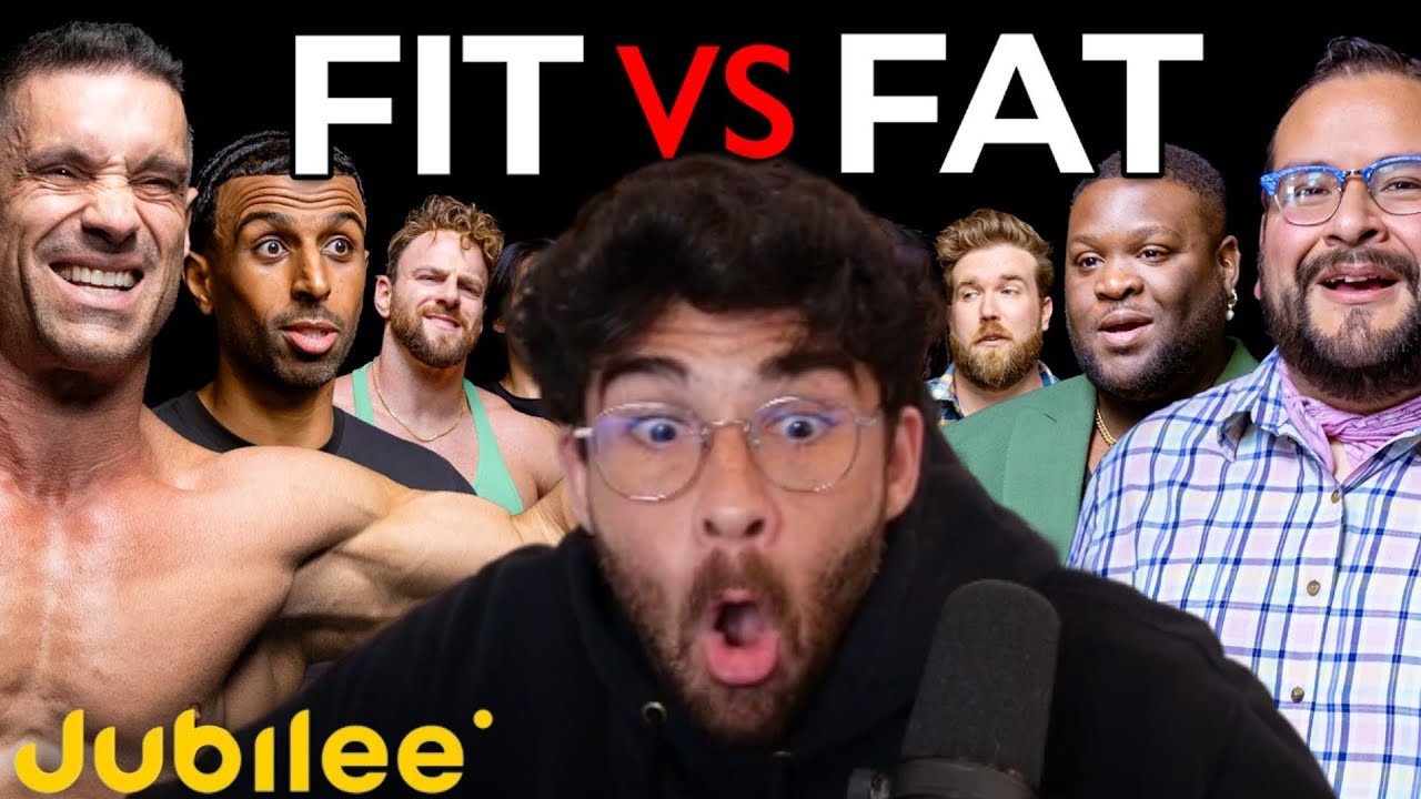 Is Being Fat A Choice? Fit Men vs Fat Men | Hasanabi reacts to Jubilee ...
