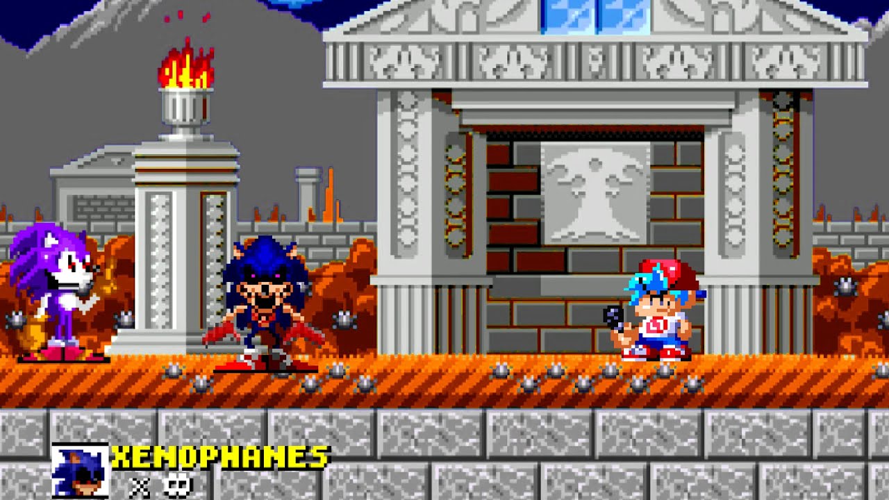 Retro VS Sonic.EXE + SHADOW - Friday Night Funkin' - YouTube