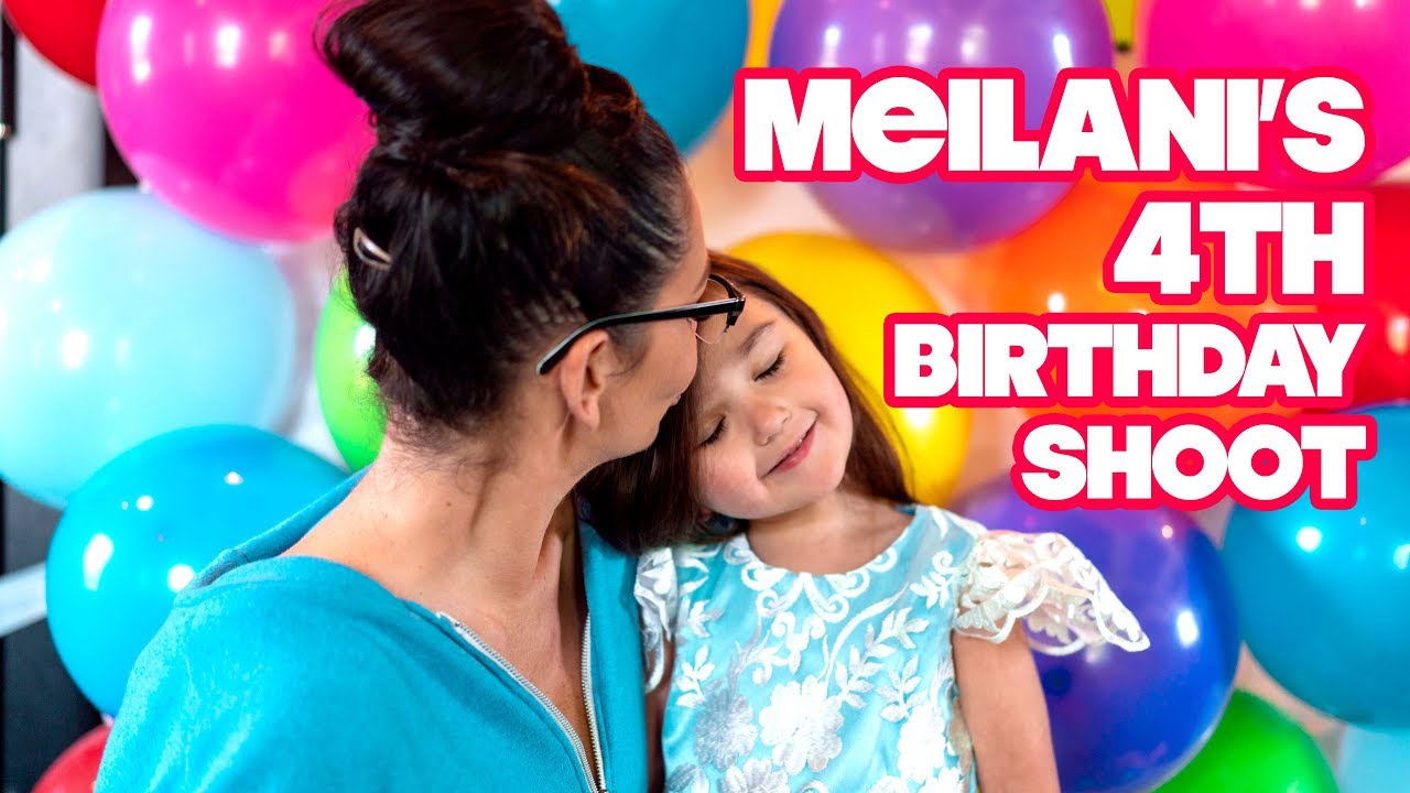MEILANI'S 4TH BIRTHDAY PHOTO SHOOT! - YouTube