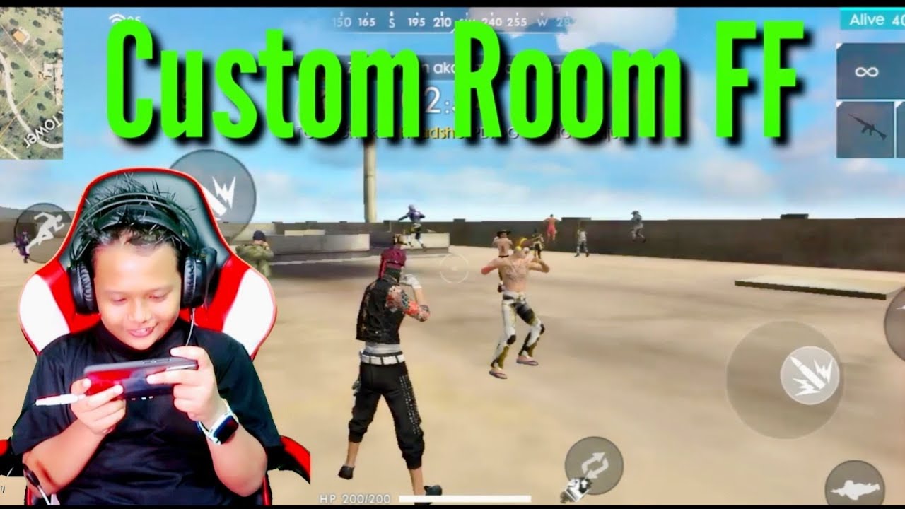 PERTAMA KALI NYOBA CUSTOM ROOM FF - YouTube