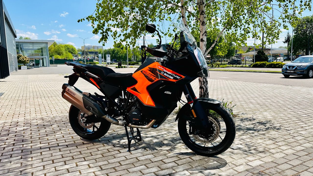 KTM 1290 Super Adventure S 2022 - Akrapovic Exhaust - YouTube