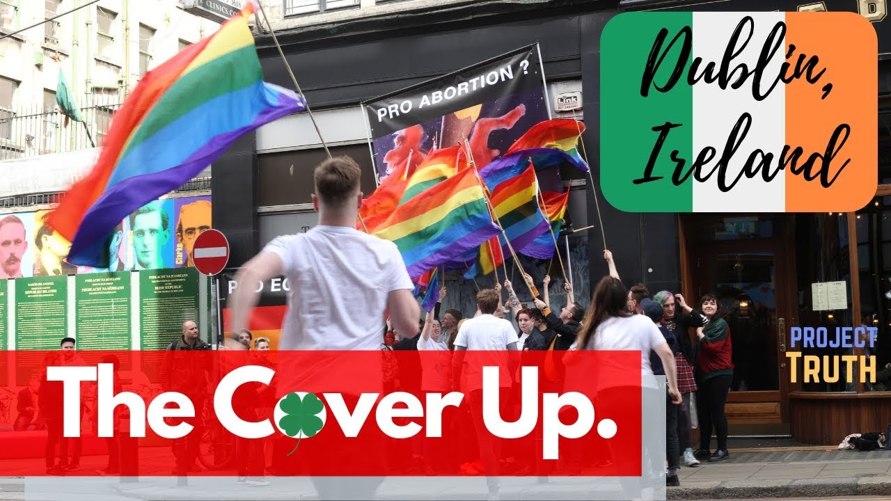 The Cover-up - "Radical Queers Resist" Blocks Pro-life Signs - YouTube