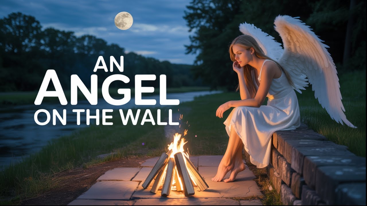 Angel resting on the wall.. - YouTube
