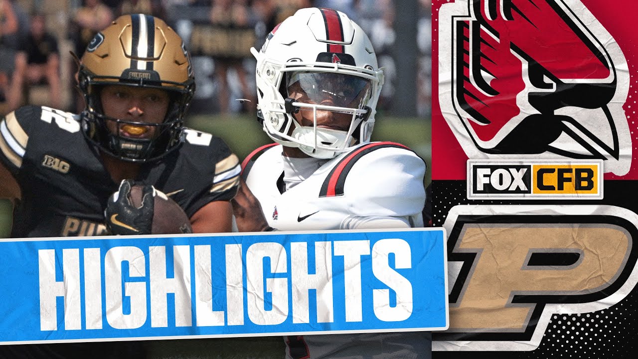 Ball State Cardinals vs. Purdue Boilermakers Highlights | FOX College ...