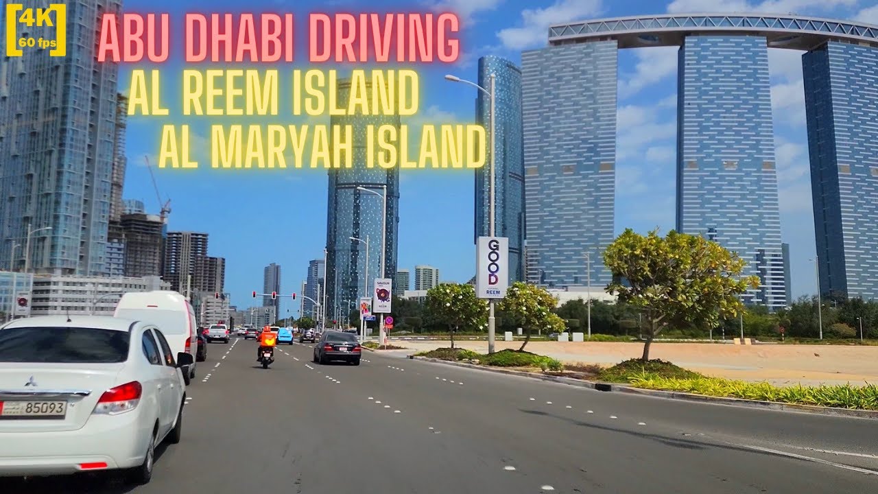 [4K 60fps] Abu Dhabi Driving | Al Reem Island and Al Maryah Island - YouTube