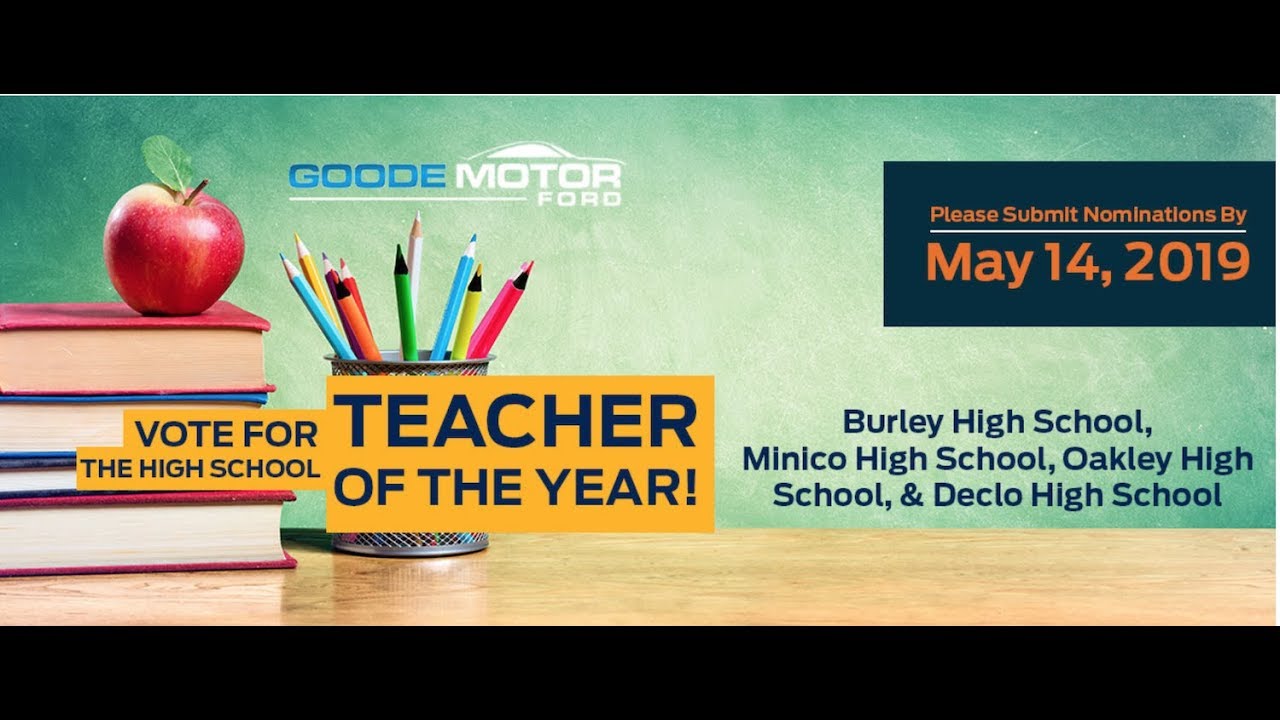 Vote for Teacher of the Year - YouTube