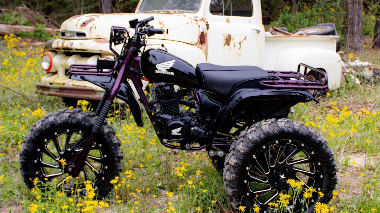 Custom Built 1982 Honda Big Red - YouTube