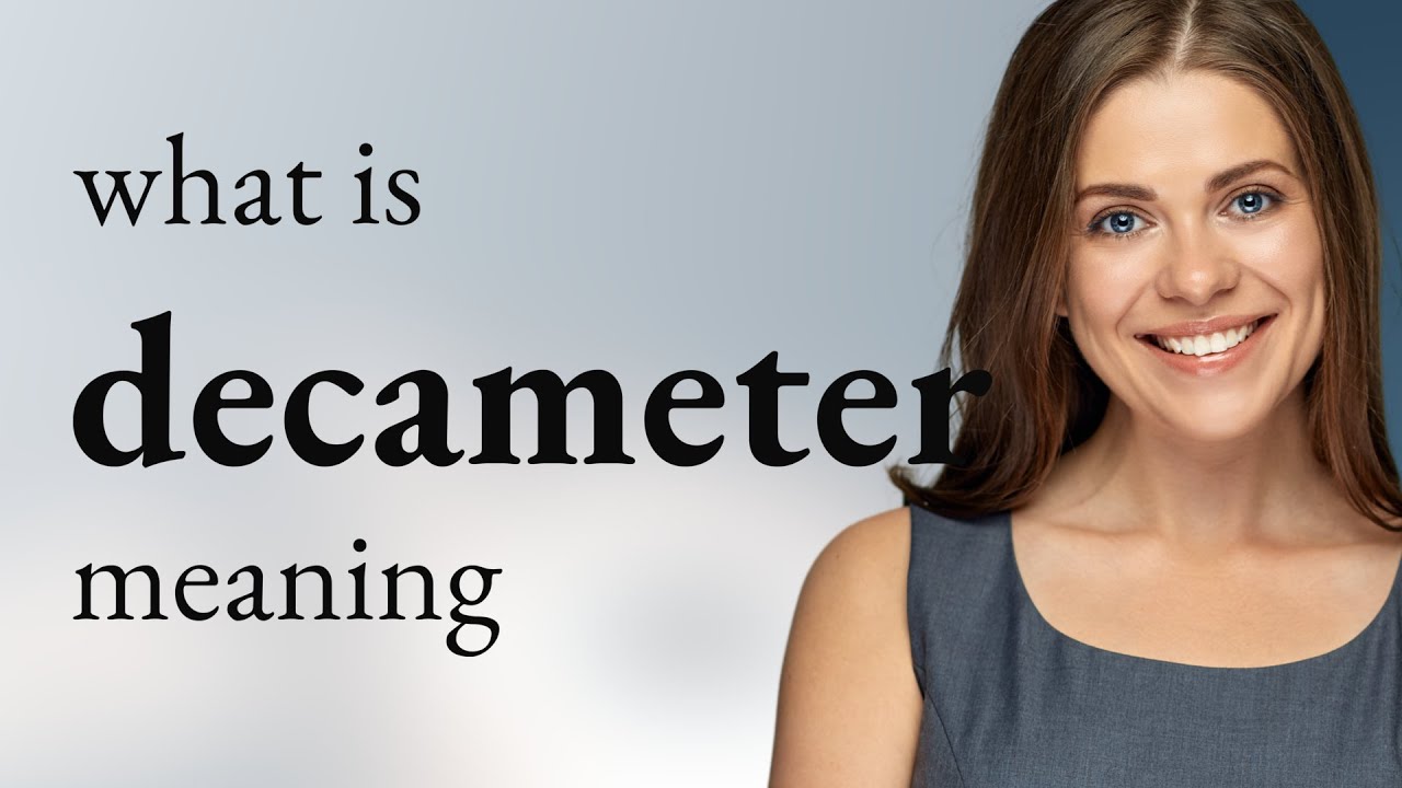 Decameter | meaning of DECAMETER - YouTube