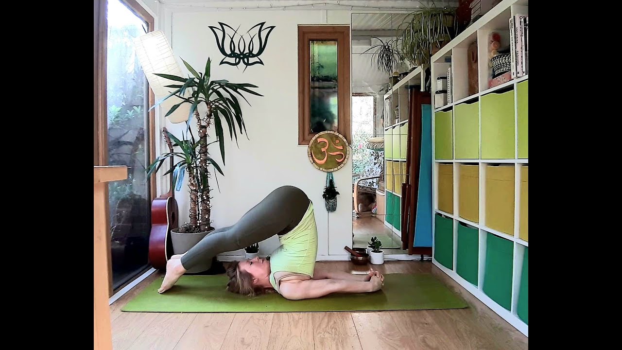 Shoulderstand Vinyasa Flow - YouTube