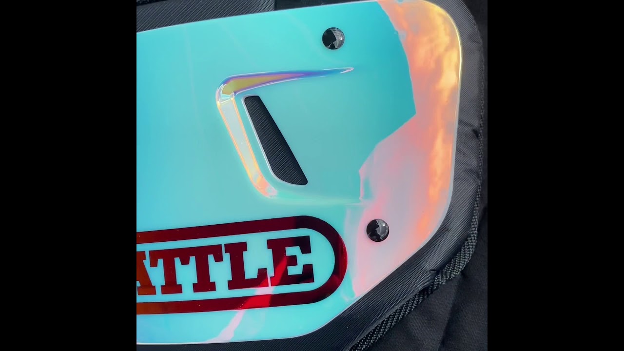 Battle Sports Iridescent Back Plate v2 - YouTube