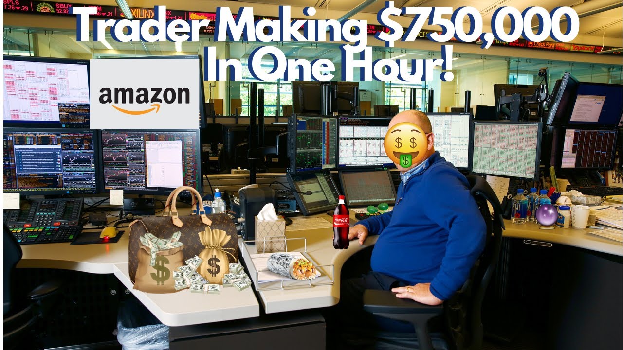Option trader making nearly $750,000 in an hour trading Amazon stock ...