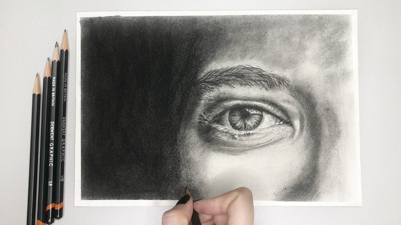 Realistic Eye Drawing Pencil