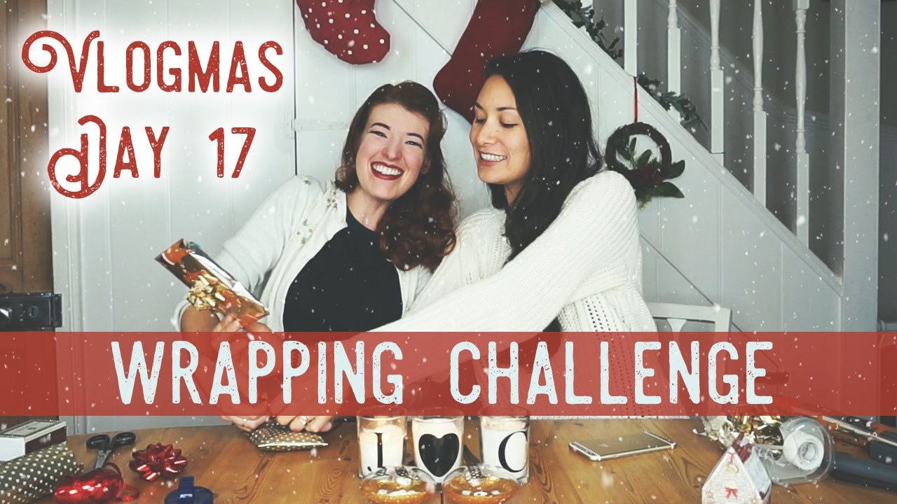 Wrapping Challenge! / Vlogmas Day 17 - YouTube