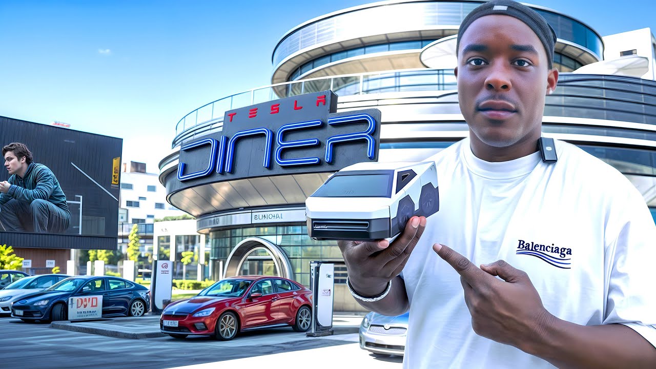 Investigating TESLA New Restaurant . . . Elon Is The GOAT ?? - YouTube