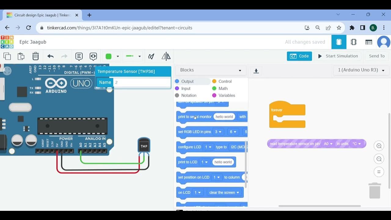 Mengenal Sensor Suhu untuk Simulasi Arduino - YouTube