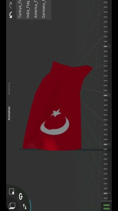 |Prisma3D| Flag animation tutorial at 100 likes - YouTube