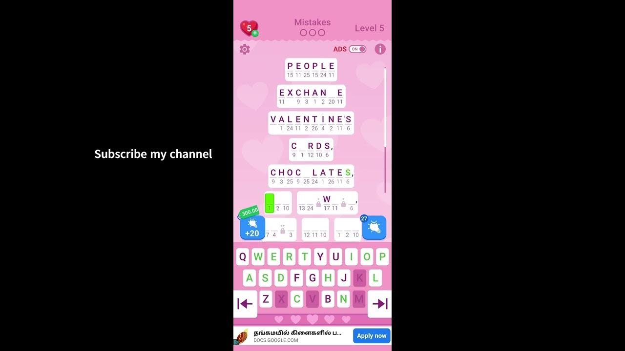 Cryptogram Valentine's Day Event Chapter 5 Level 5 | Cryptogram ...