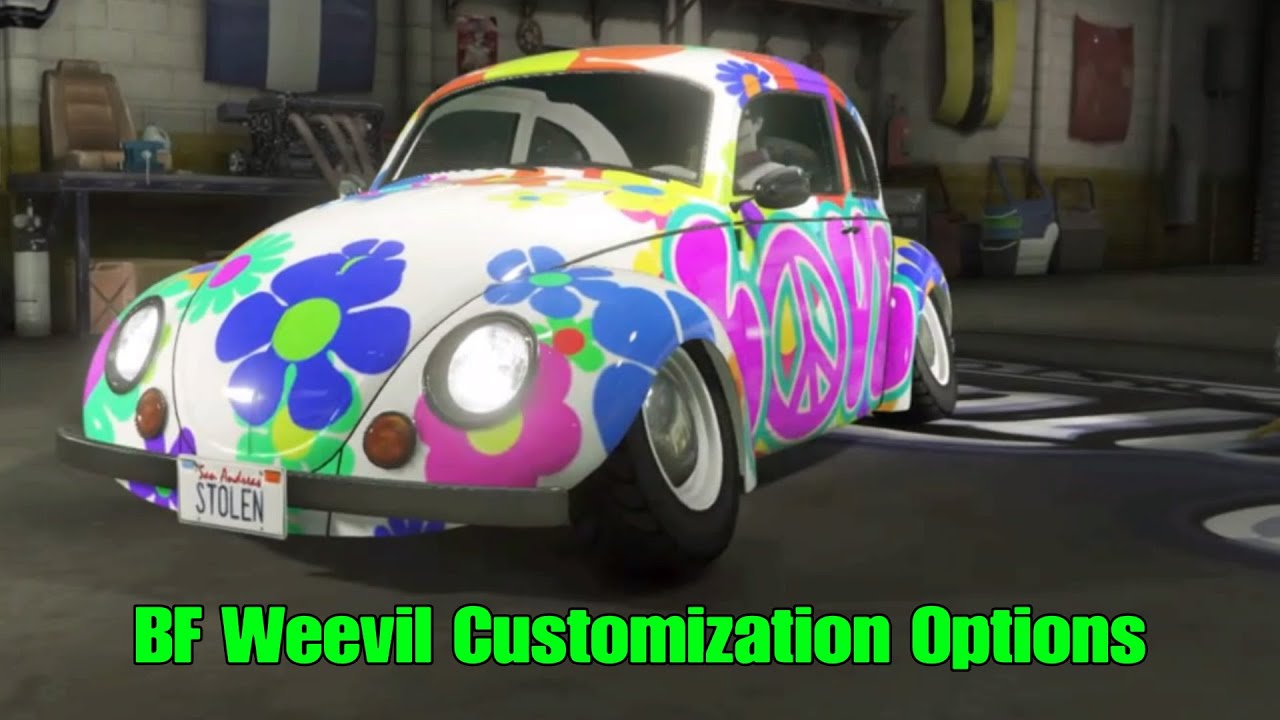 GTA Online BF Weevil Customization Options - YouTube
