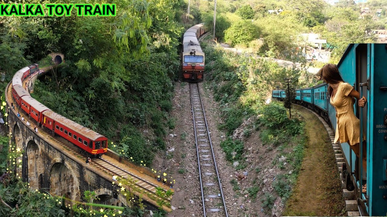 Toy train Panchkula Kalka Shimla || Mini toy train - YouTube