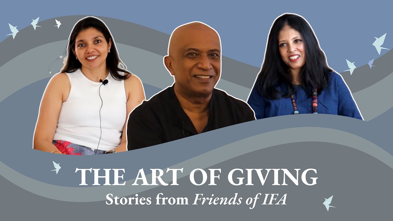 The Art of Giving: Stories from Friends of IFA | Hamsa Kannan, Prashant ...