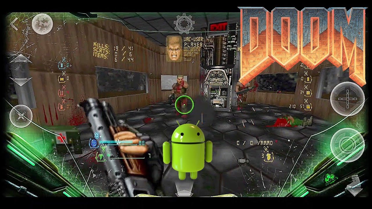 DOOM on my phone [Delta Touch, Doom.wad, Project Brutality.pk3 ...