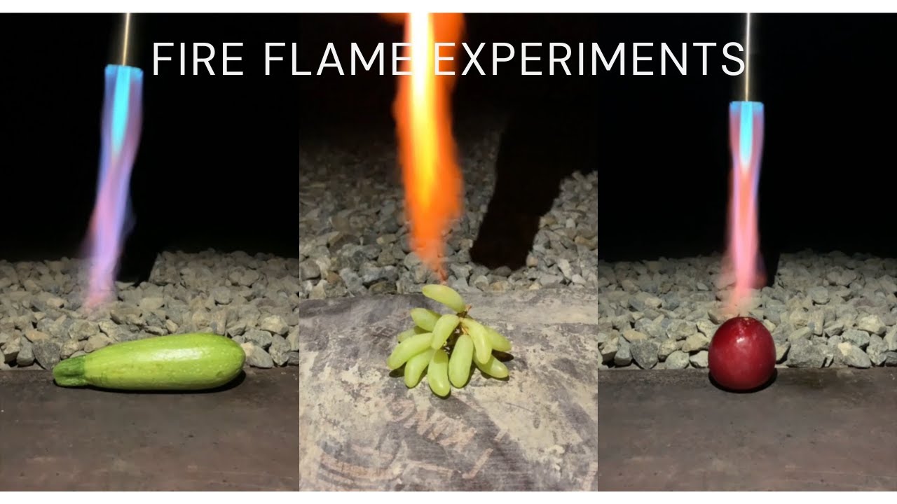 3 Amazing Fire Flame Experiments #burning #fireflame #experiment # ...