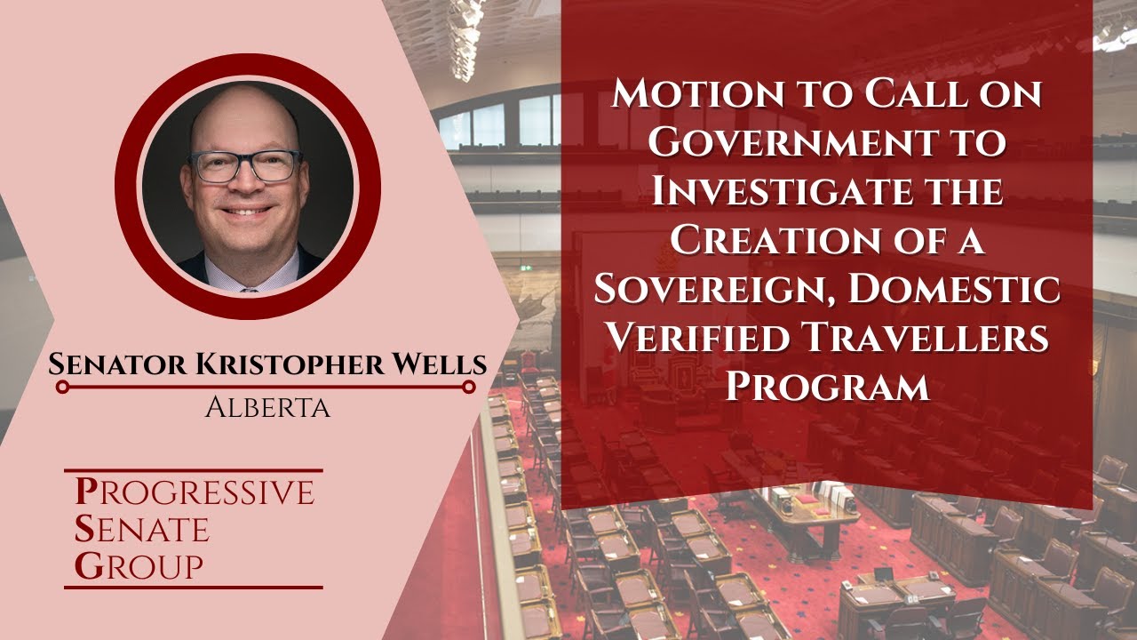 Senator Wells speaks to a motion about the creation of a verified ...
