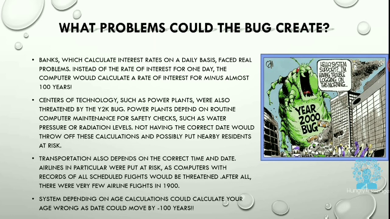 Y2K Bug or Millennium Bug Explained- Hindi - YouTube
