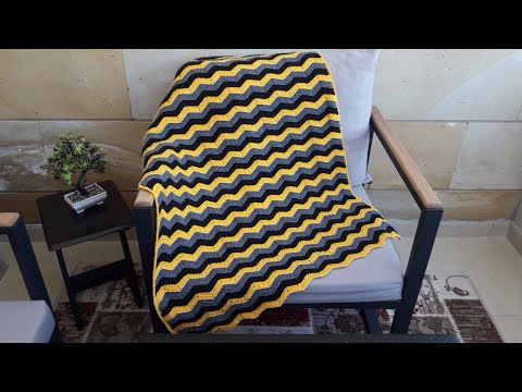 zikzak battaniye kenar yapımı #örgü #battaniye #modelleri #knitting #battaniyeörgümodelleri