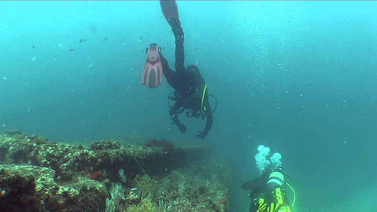 Wreck Diving in Gibraltar - YouTube
