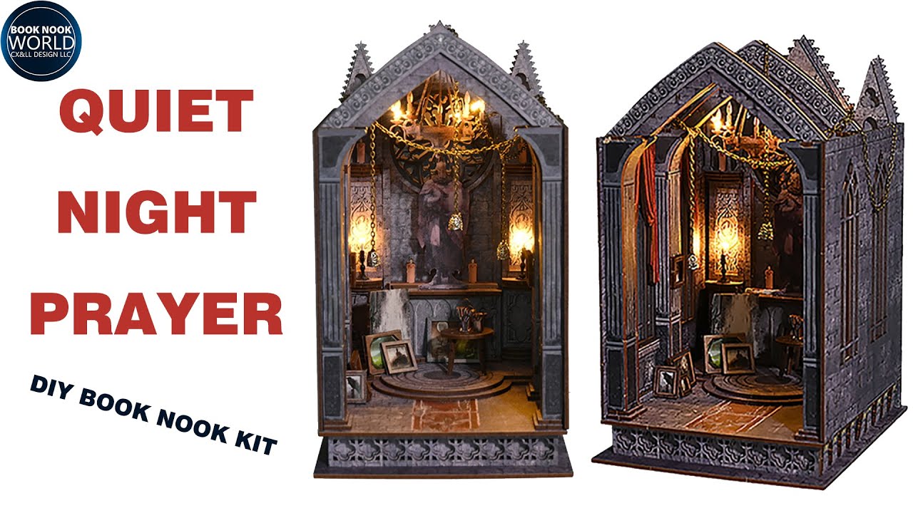 Seeking a spellbinding DIY project? Our Gothic Book Nook Kit awaits you ...