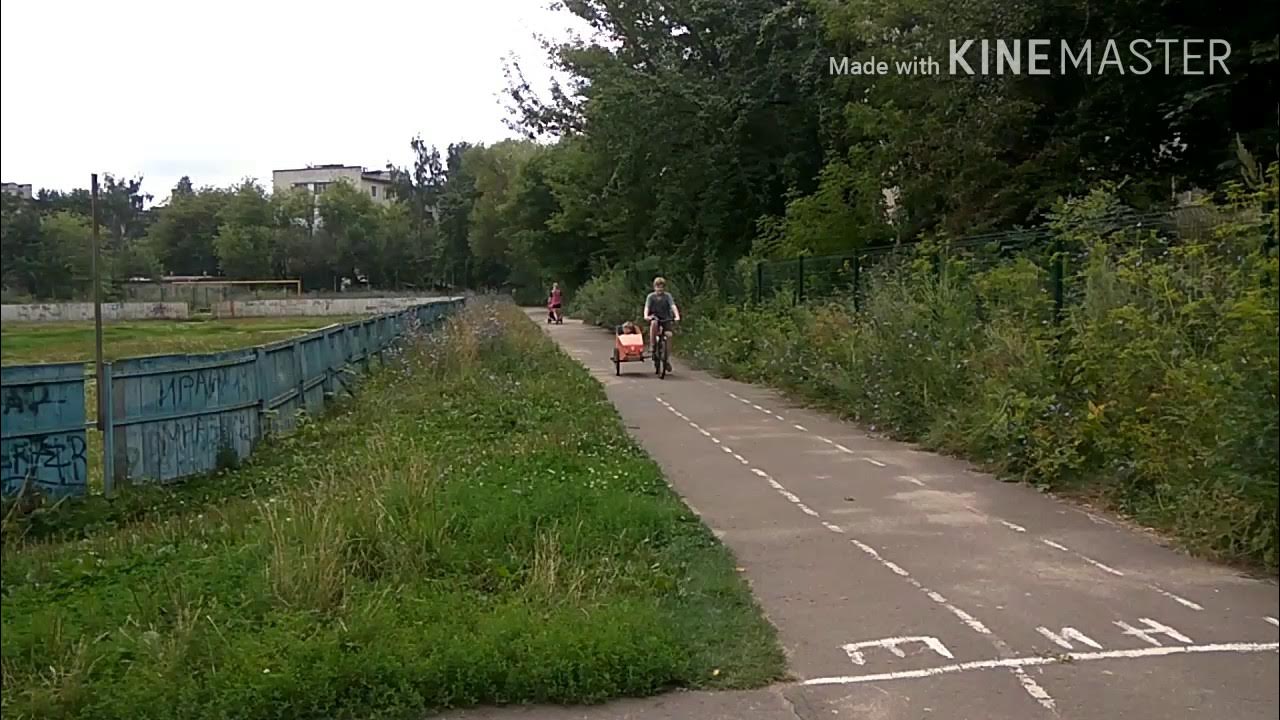 Боковая коляска для велосипеда. Bicycle sidecar. - YouTube