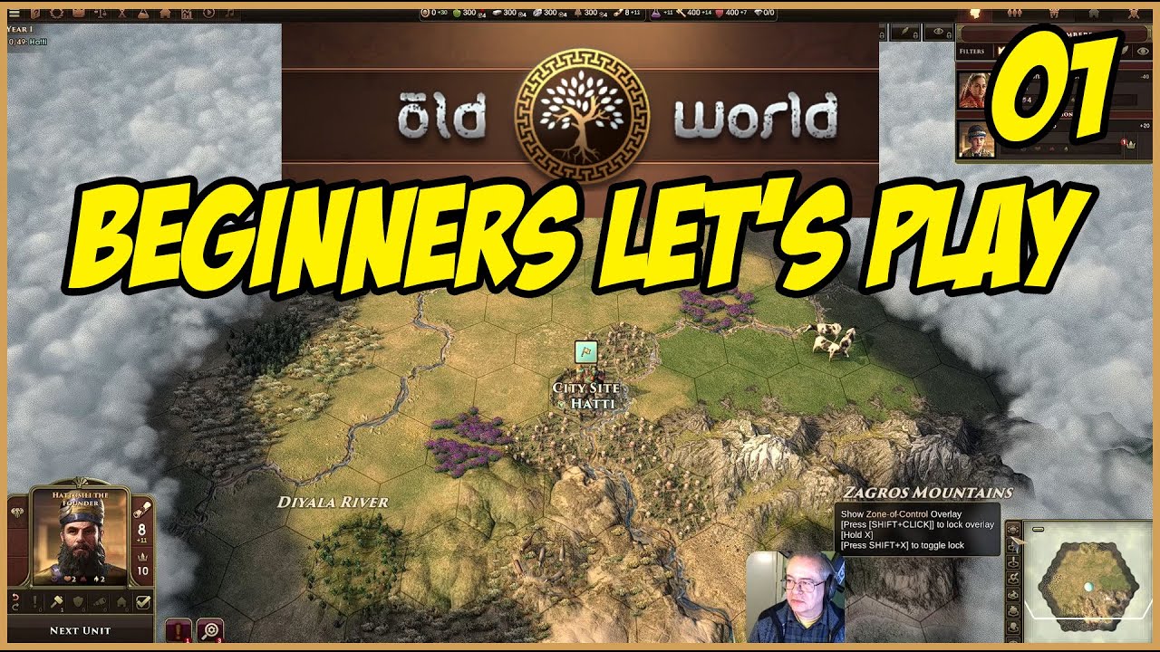 01 Old World First Look Beginners Gameplay #letsplay #beginners # ...