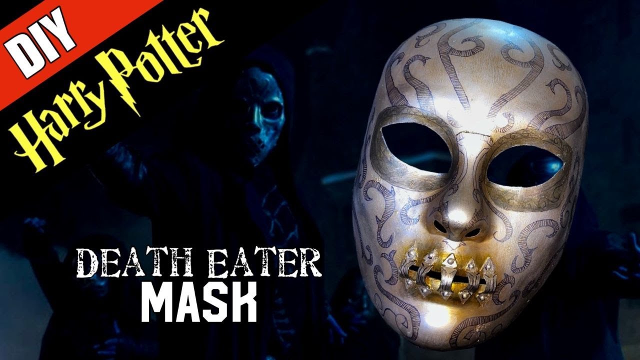 ⚡️Harry Potter DIY: Bellatrix Death Eater Mask - DIY Halloween - YouTube