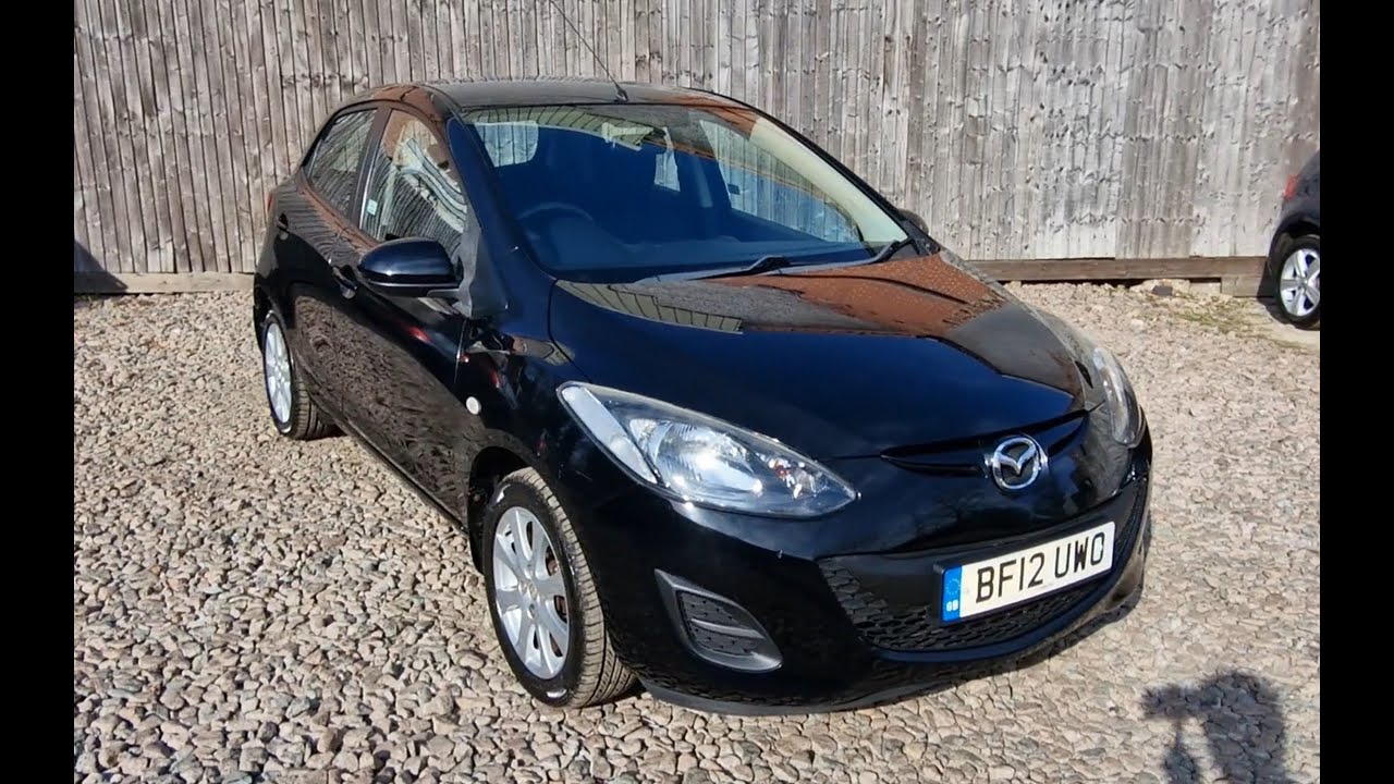 BF12UWO Mazda Mazda2 1 5 TS2 Hatchback 5dr Petrol Auto Black - YouTube