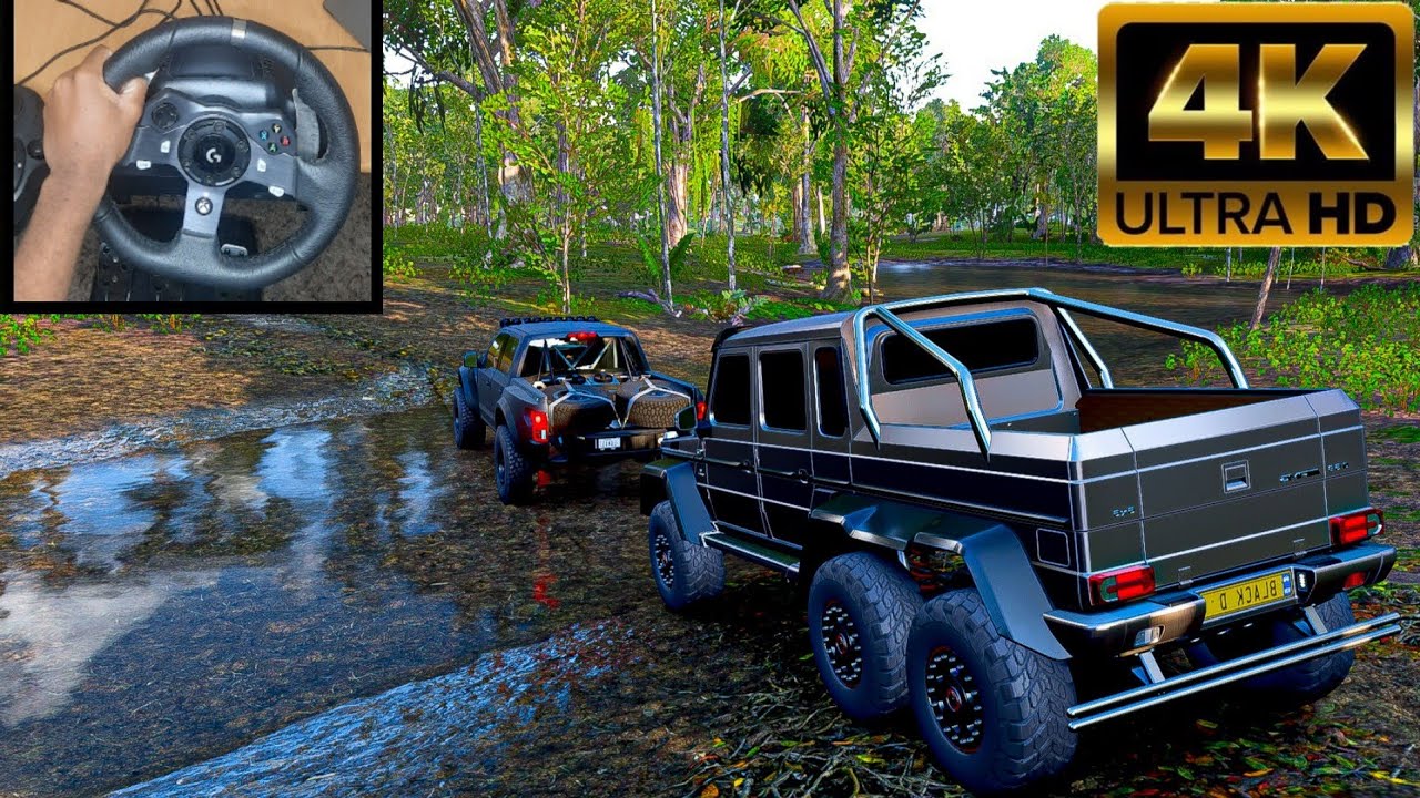 Mercedes G63 AMG & Ford F150 Raptor | OFFROAD CONVOY | Forza Horizon 5 ...