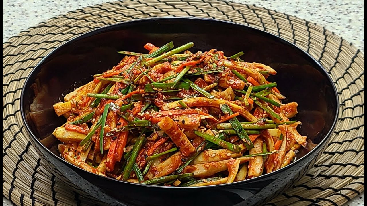 죽순나물무침 이렇게 드셔보세요 죽순나물무침 맛있게 버무리는 방법 죽순나물요리 나물무침요리 나물요리 밑반찬요리 죽순나물무침 만드는법 죽순나물무침 만드는 방법 죽순나물무침